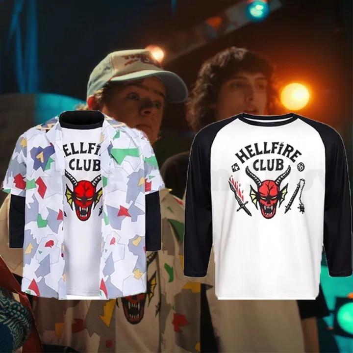Stranger Things Season 4 Dustin Montauk Cosplay Costume Hellfire Club ...