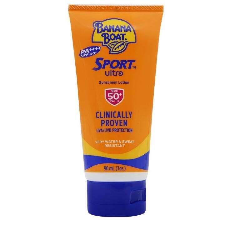 Banana Boat Sport Ultra Protect Sunscreen Lotion SPF50+ PA+++ 90ML บานา ...