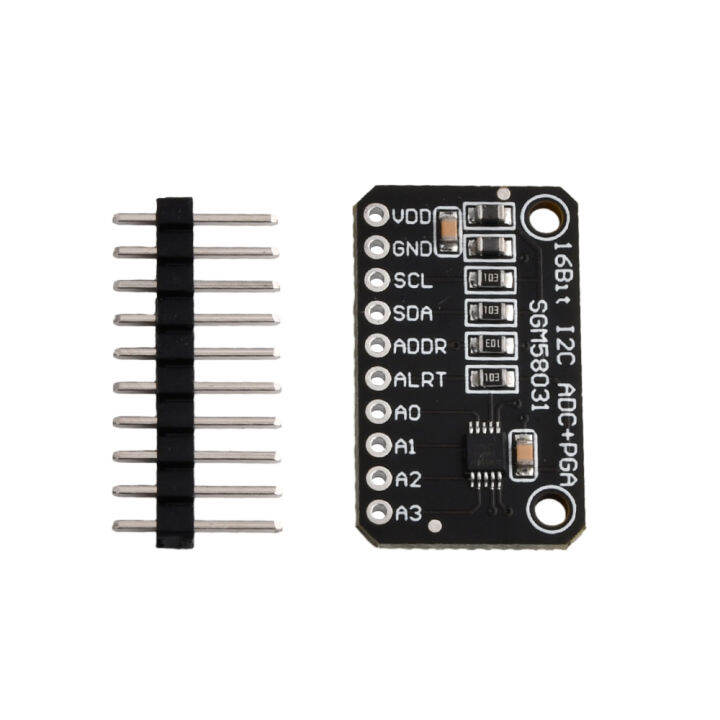 Aideepen SGM58031 16 Byte 4 Channel I2C IIC Analog-to-Digital ADC PGA Converter High Precision ...