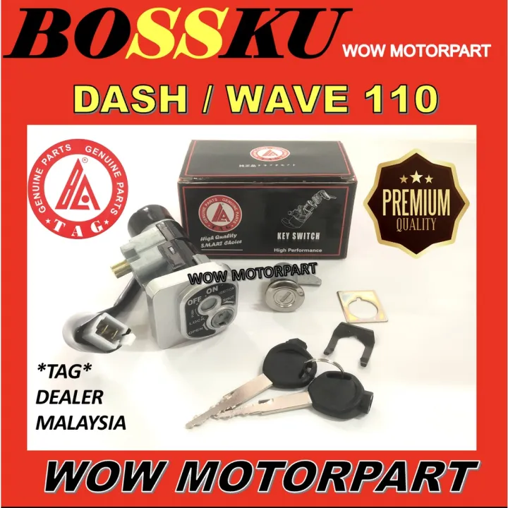 WAVE 110 MAIN SWICTH SET DASH 110 SUIS ON OFF SET DASH V2 KEY SET ...