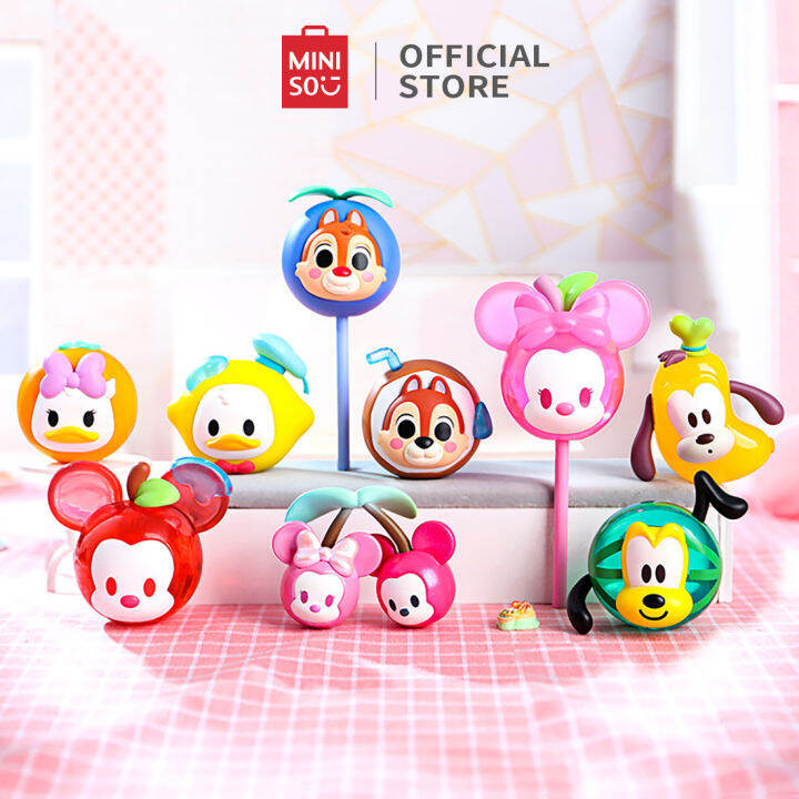 Miniso Disney Blind Box Mickey Colorful Candy Lollipop Blind Bag Action ...