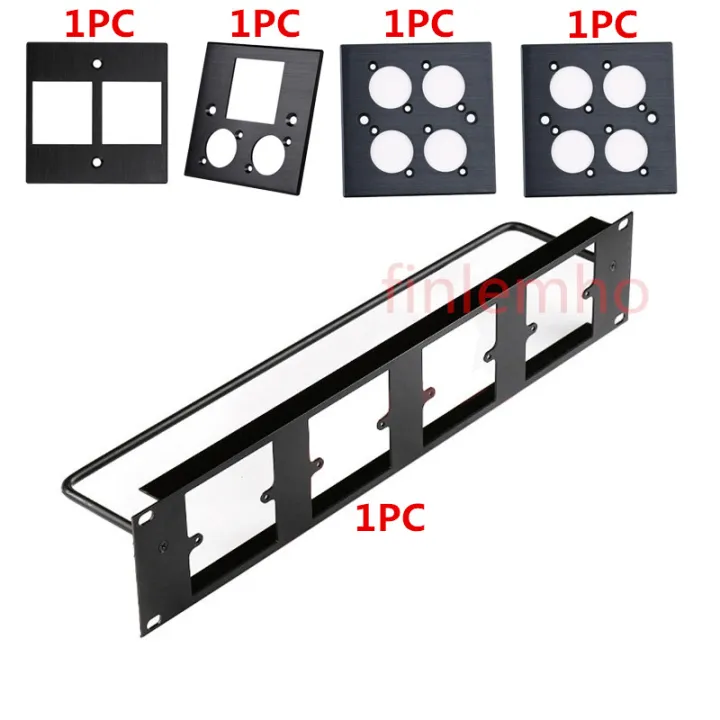 2U Rack Patch Panel 24 Way Channel 86 Type Flight Case Mount For HDMI ...