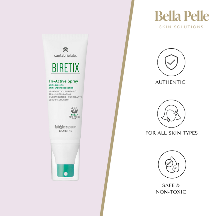 Biretix Tri- Active Spray 100ml | Bella Pelle | Lazada PH