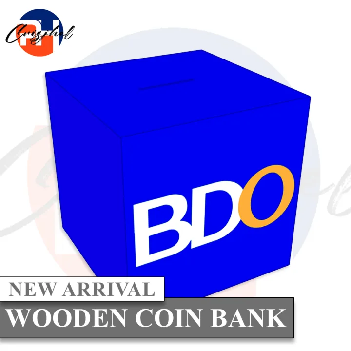 WOODEN COIN BANK SMALL - DIRECT SUPPLIER [ BDO ] CRISJHEL.PH | Lazada PH