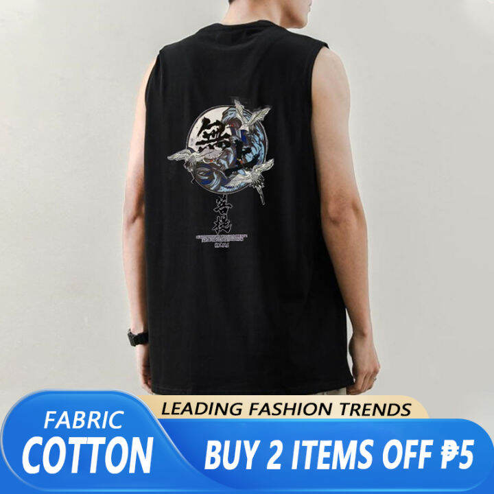 cotton sando for men basketball apparels summer teens muscle pambahay t ...