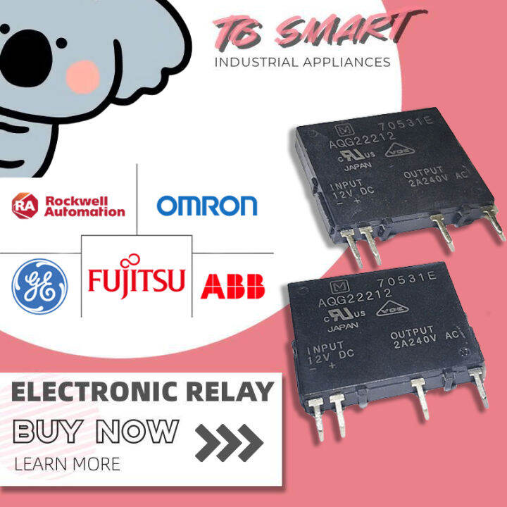 Solid state relay AQG22212 AQG12212 4 pins 2A 12VDC relays | Lazada PH