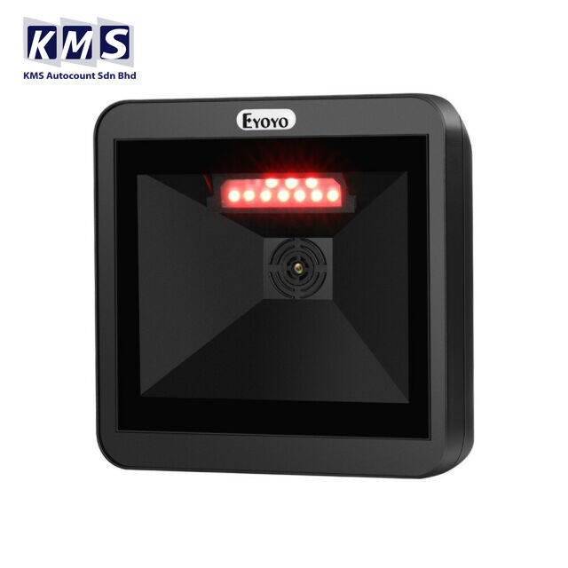 Eyoyo 2D Desktop Barcode Scanner, Omnidirectional Hands-Free Wired USB ...