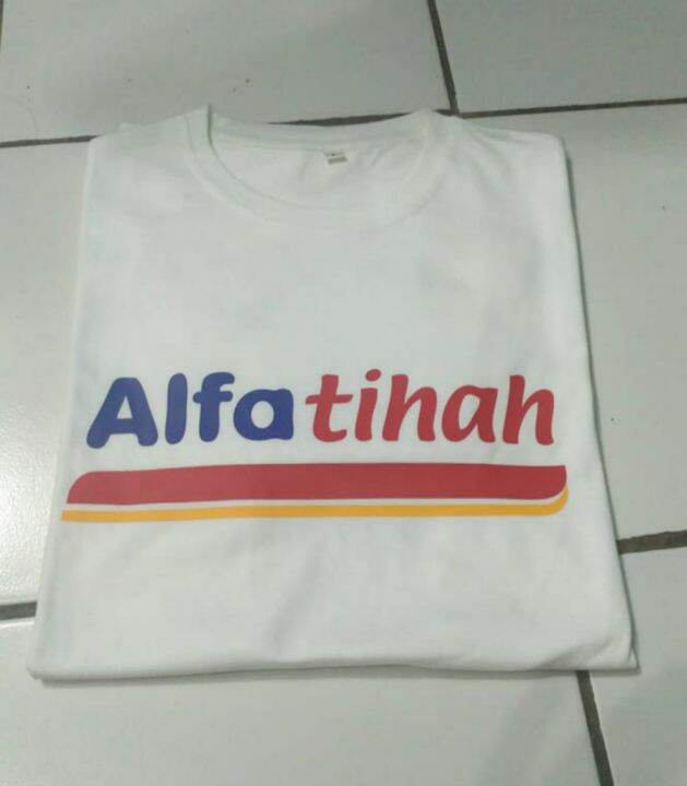 Kaos Dakwah Islami Surat Alfatihah Plesetan Alfamart Tshirt Baju Distro ... Kaos Dakwah Islami Surat Alfatihah Plesetan Alfamart Tshirt Baju Distro ...