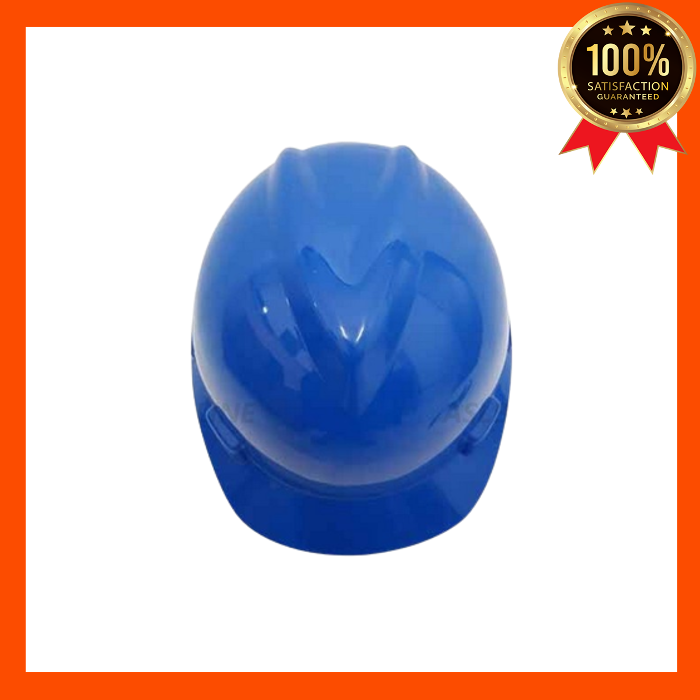 HELM SNI SAFETY PROYEK MSA LOKAL BIRU + INNER BIASA + TALI DAGU BIASA ...