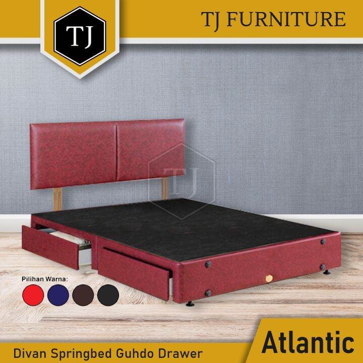 Guhdo Divan Springbed Drawer Split / Ranjang Dipan 2 Laci 140 x 200 cm ...