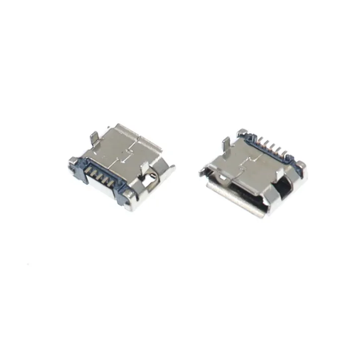 50pcs Micro USB 5 Pin DIP Female connector for mobile phone USB 5P 5 ...