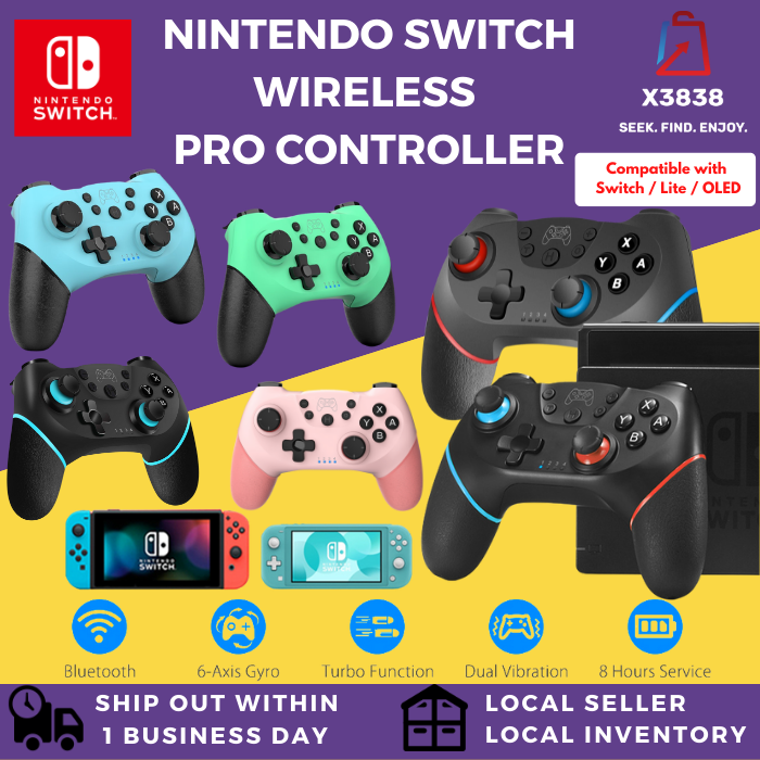 Wireless Game Controller For Nintendo Switch / Lite / OLED Macro ...