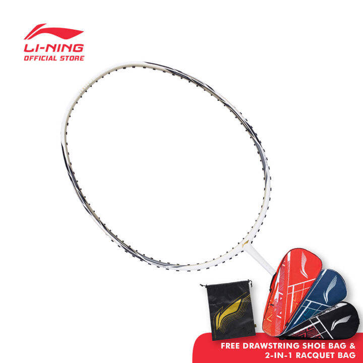LI-NING IGNITE 7 BADMINTON RACQUET - WHITE/BLACK - AYPR074-4 | Lazada