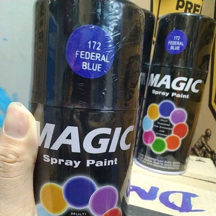 cat semprot pilok pilox magic spray paint magic federal blue 172 300cc ...