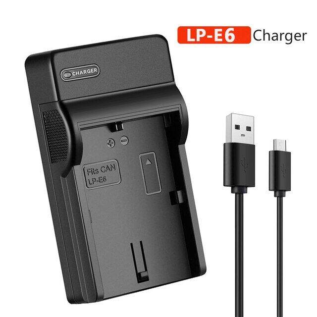 กล้องที่ชาร์จแบตเตอรี่แคนนอน LP-E5 LP-E6 LP-E6NH LP-E8 LP-E10 BP-511A LP-E17 | Lazada.co.th