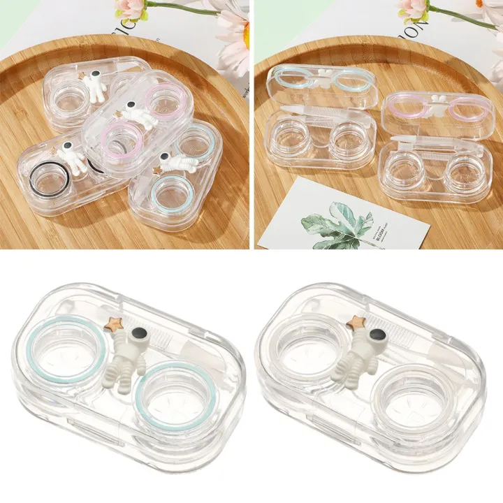 RANG Easy Carry Contact Lens Care Kit Container No Screw Cap Mini ...