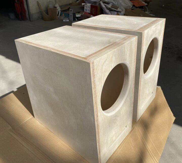 Two-frequency three-frequency floor box solid wood speaker drawing customization dovetail joint ...