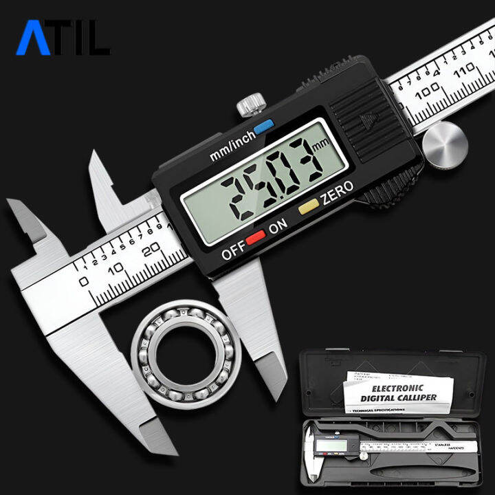 1pc 0-150mm Digital Vernier Caliper Carbon Fiber Dial DIY Caliper Gauge ...
