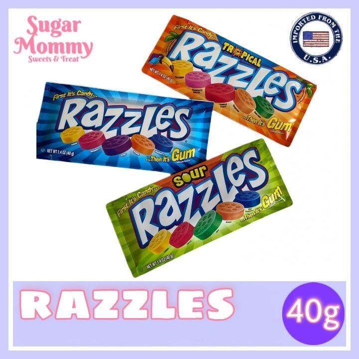 RAZZLES CANDY GUM Original Tropical Sour | Lazada PH
