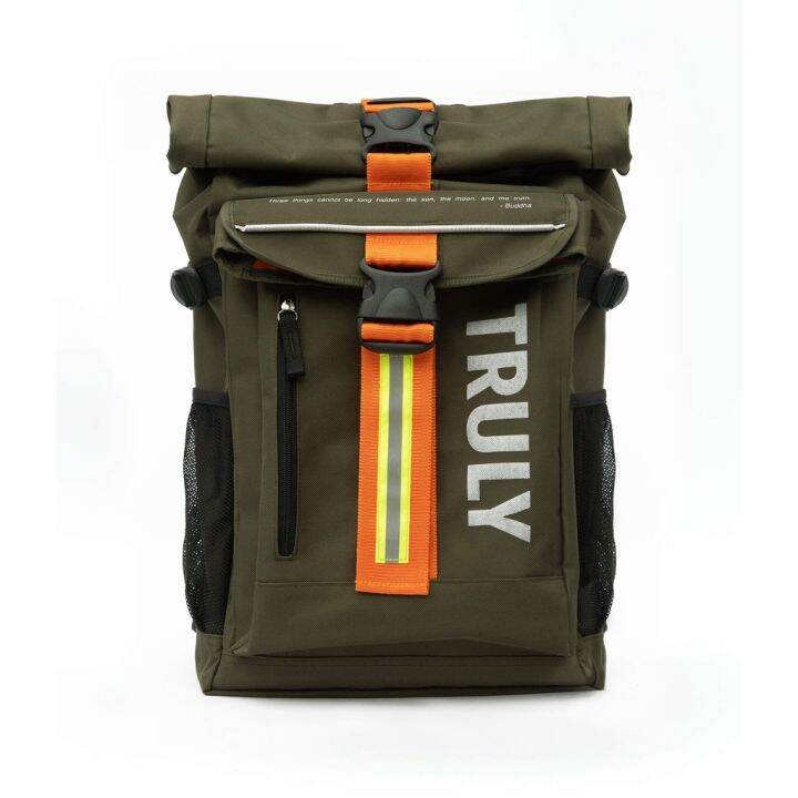 พร้อมส่ง !! NEW กระเป๋าเป้ BACKPACK TRULY REFLECTIVE BAG แบกสีเขียว ...