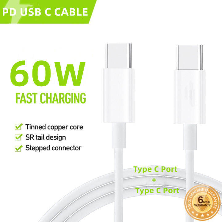 Quick Charging Super PD FAST Charger Cable 60W 20V 3A 2meter USB Type C ...