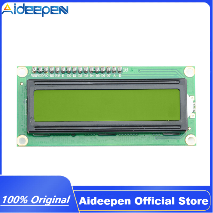 Original Aideepen I2C Spi Serial Lcd1602 Adapter Board Module Screen Backlight Display 16*2 ...