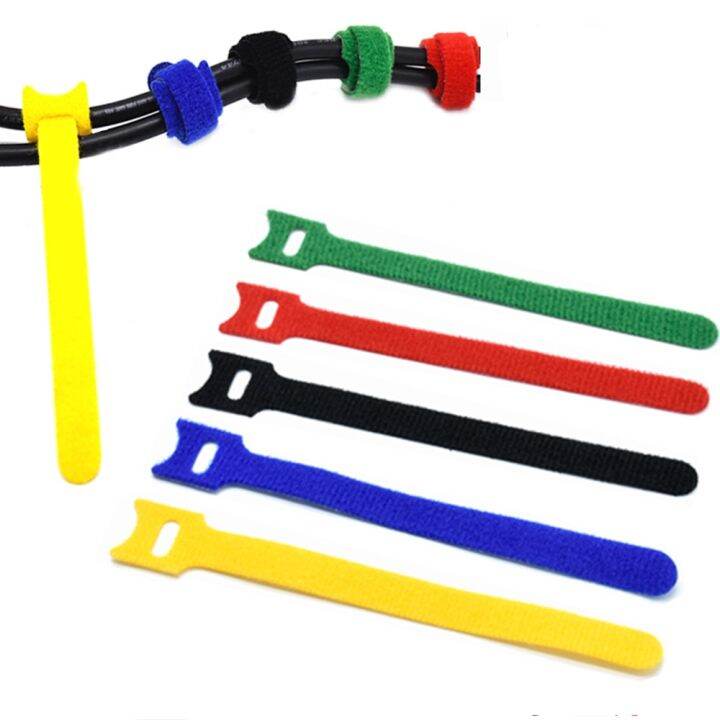 T-type cable Velcro cable tie line reusable line organizer cable line ...