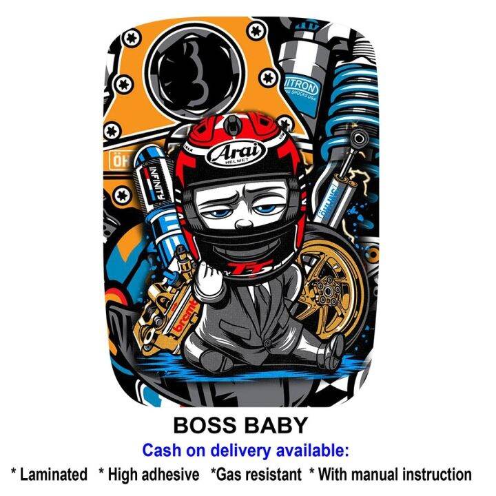 SUZUKI SMASH GAS TANK STICKER BOSS BABY ej cycle | Lazada PH
