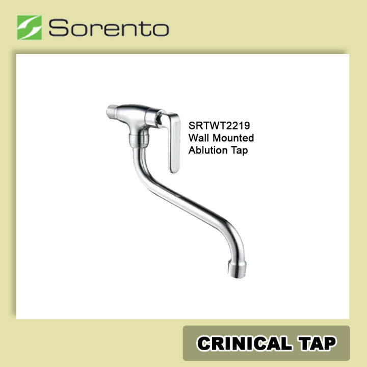 SORENTO Wall Mounted Ablution Tap / Water Tap ( CHROME ) SRTWT2219 | Lazada