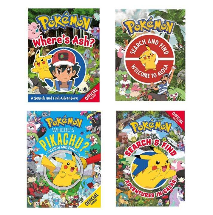 [Paperback] Pokemon Pikachu Search and Find Book - Adventures in Galar ...