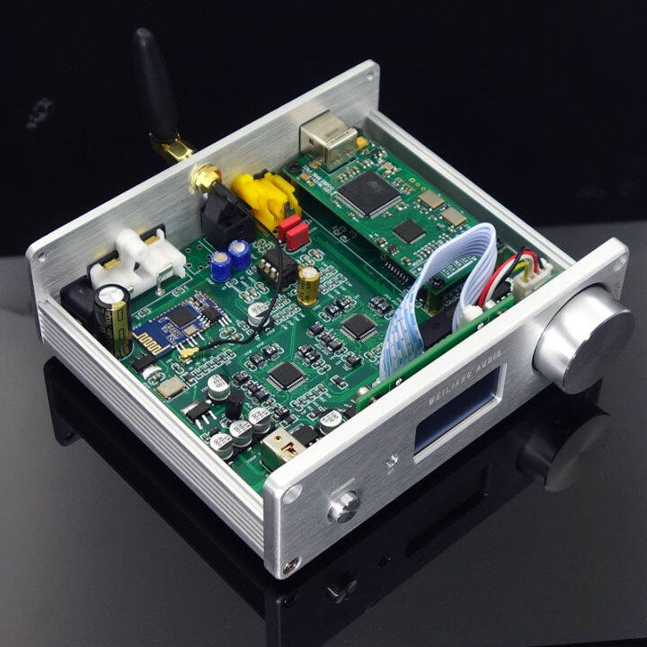 Breeze audio DAC SU9ตัวถอดรหัสเสียงดิจิตอล ES9038Q2M คู่รองรับ DSD512 ...