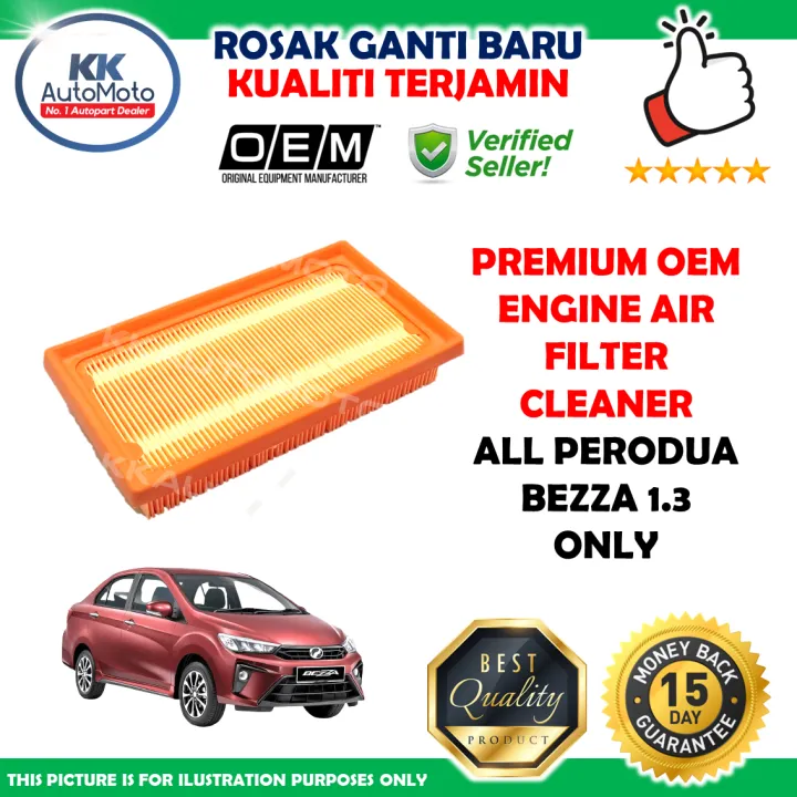 Perodua All Bezza 1.3 Premium OEM Engine Air Filter Cleaner Penapis ...