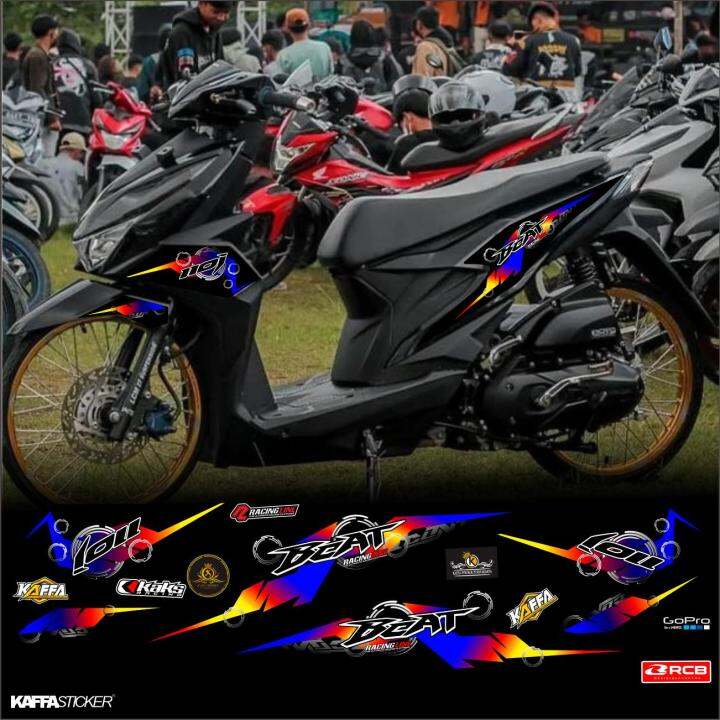 Stiker Striping Variasi Beat Deluxe New - Striping Motor Beat Deluxe ...
