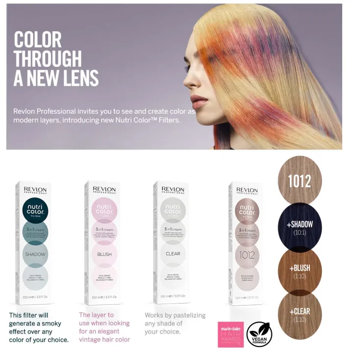 Nutri Color™ Filters by Revlon Professional 1012 MAUVE BLONDE 100ml ...