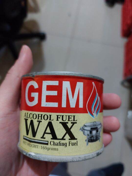 GEM Alcohol Wax Chafing Fuel Ethanol 200g (For Heating Buffet Trays Etc ...