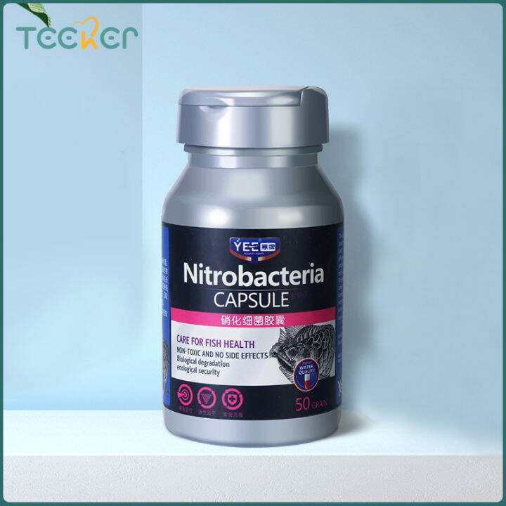 Teeker Aquarium Nitrifying Bacteria Concentrated Capsule Fish Tank Pond ...