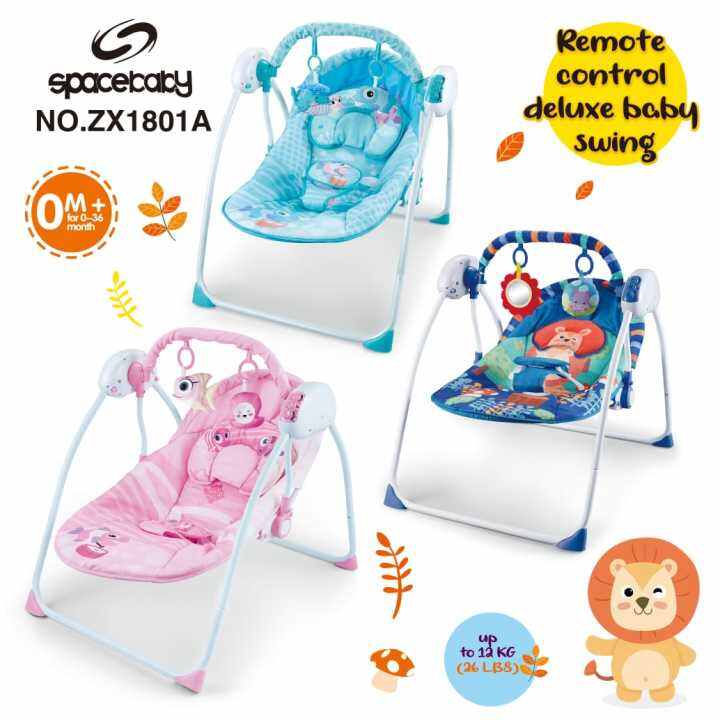 Space Baby Swing With Remote Control SB-1801A / Ayunan Bayi Otomatis ...