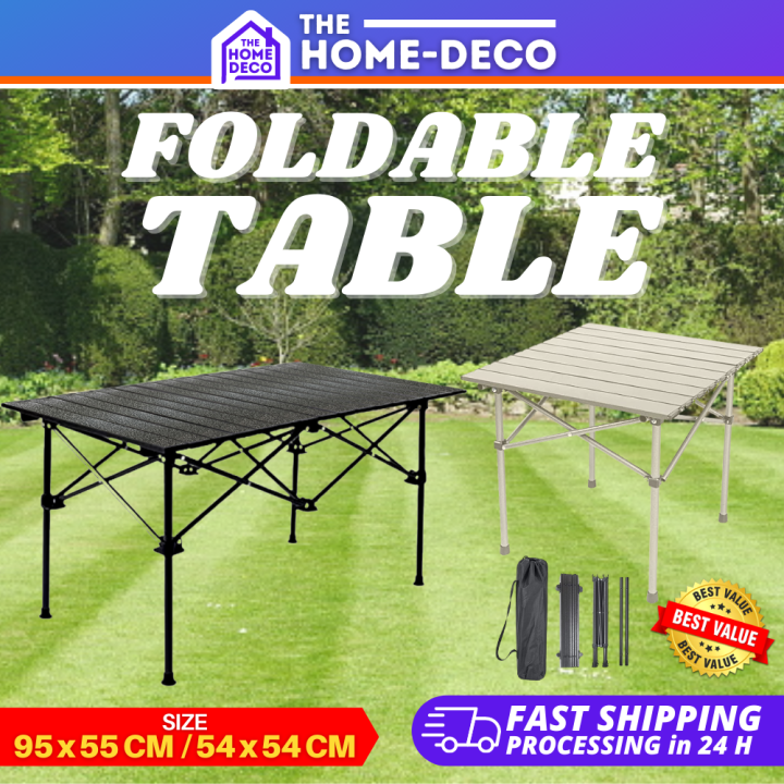 HY-8093 / HY-8094 Foldable Table Camping Outdoor Table Meja Picnic ...
