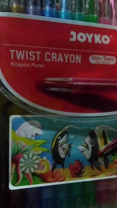 Krayon Puter Joyko Besar/pewarna/Krayon Puter 12 Warna/Twist Crayon ...
