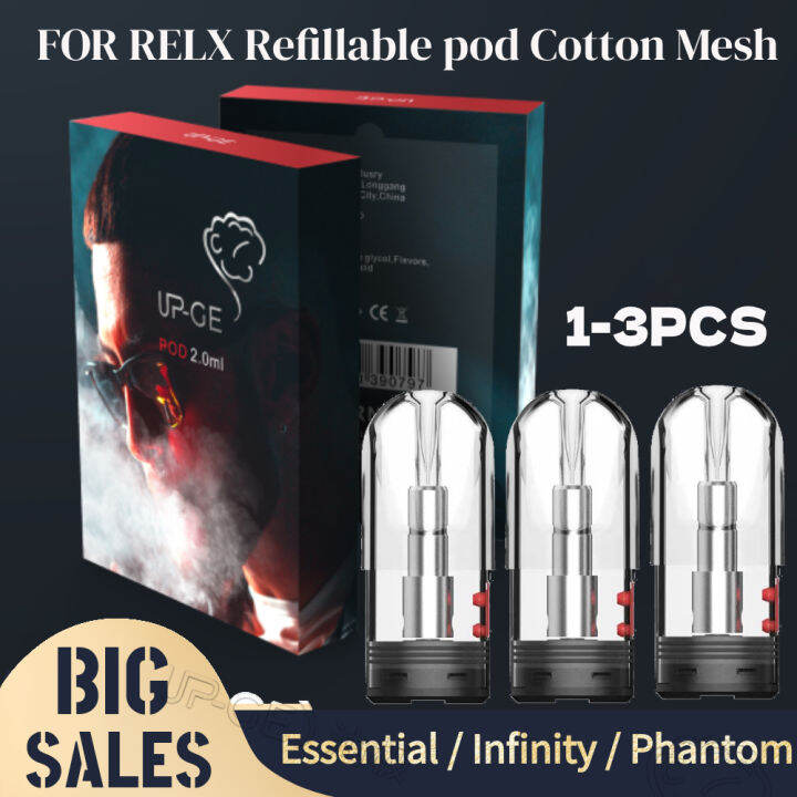 【No Leaking】For RELX Infinity 4th / Phantom 5th / Essential Cotton Mesh ...