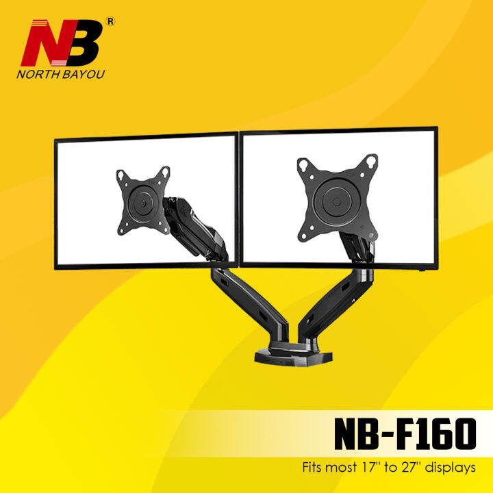North Bayou NB-F160 for Two Screens 17 to 27 inch Dual Monitor Desk ...