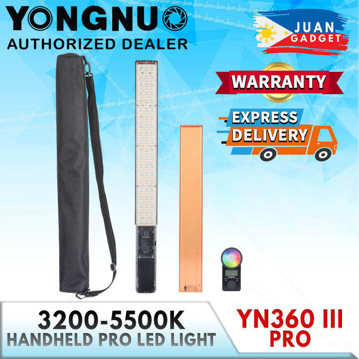 Yongnuo YN360 III Handheld Pro 3200K-5500K LED Video Light | JG ...