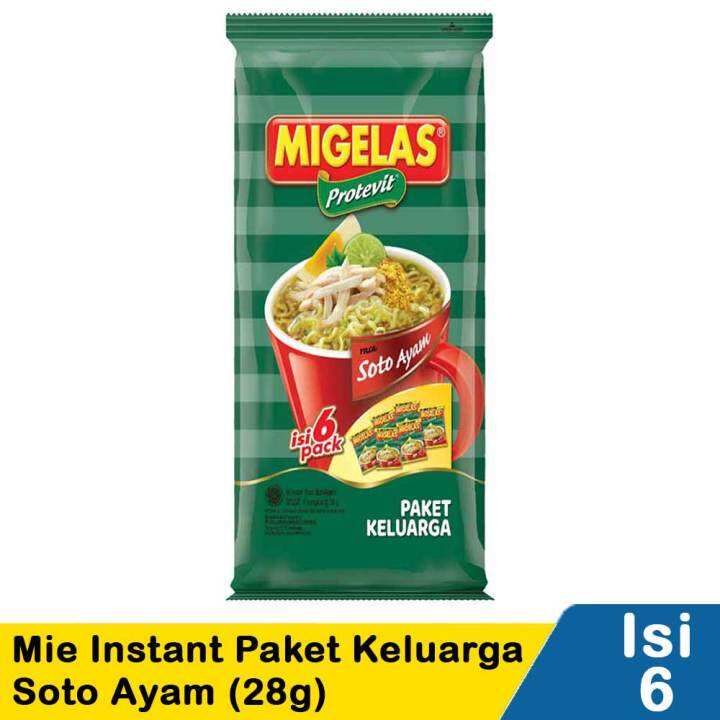 Migelas Mie Instant Paket Keluarga Soto Ayam isi 6X30G | Lazada Indonesia
