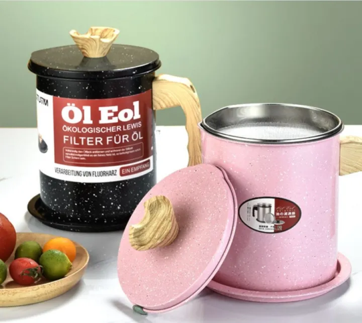 Kitchen Filter Oil Can Storage / Pot Kaleng Tempat Simpan Saringan ...