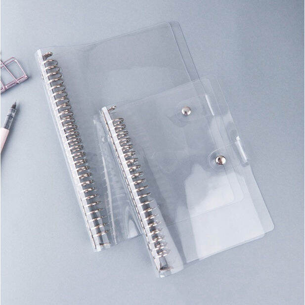 Binder PVC Transparan A5 B5 / Map binder Ring BESI 20 dan 26 lubang ...