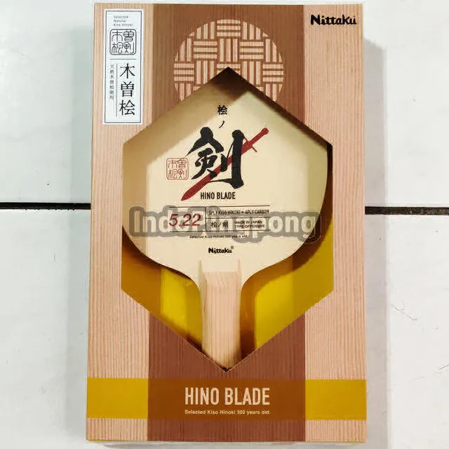 Nittaku Hino Blade 5.22 - Carbon Kiso Hinoki | Lazada Indonesia