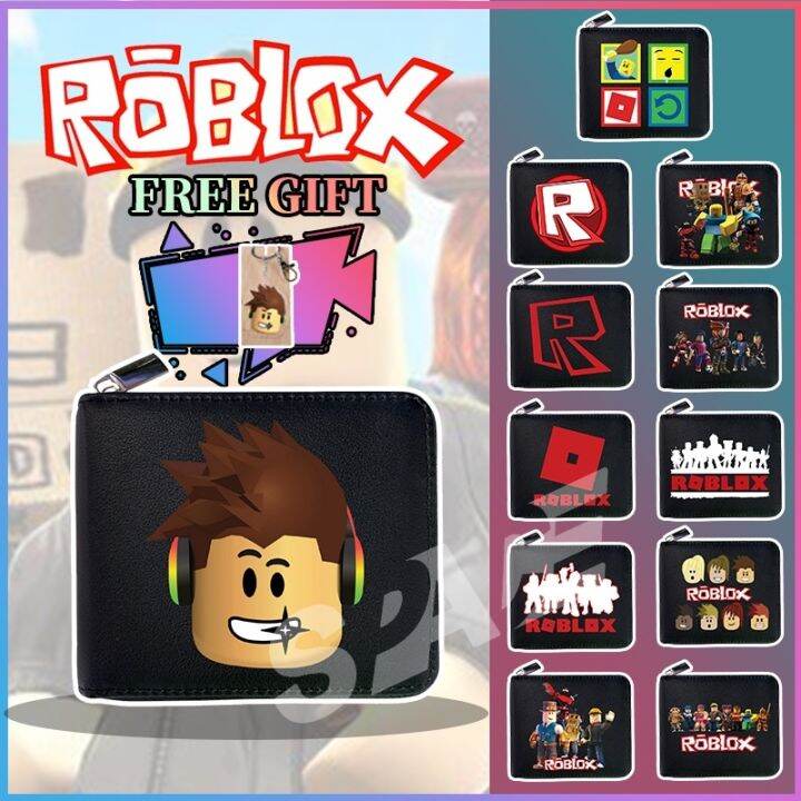 [Ready Stock]Roblox wallet short half-fold coin purse male and female ...