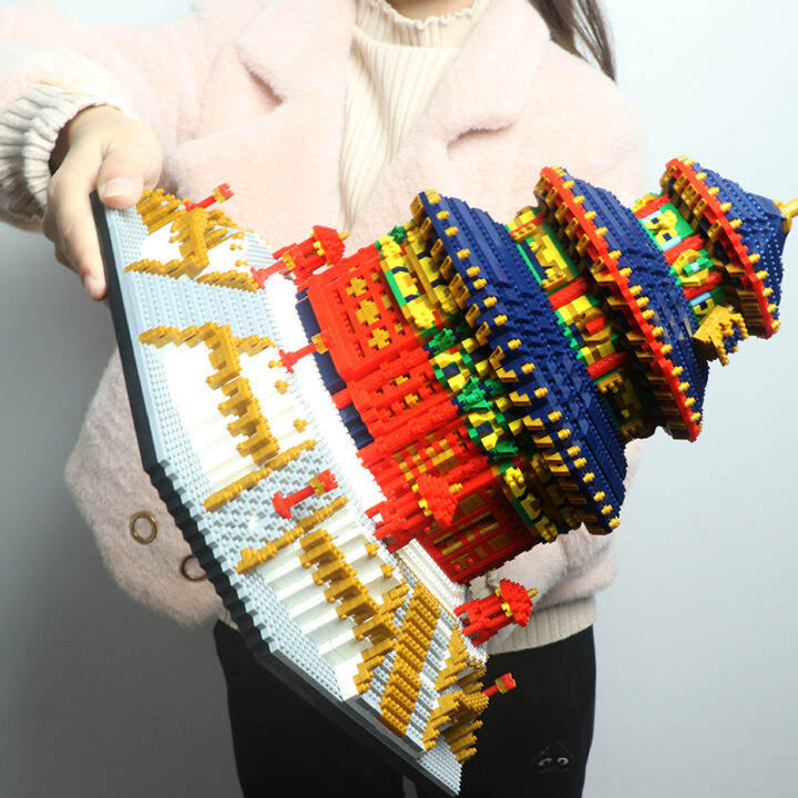 Large-scale adult high-difficulty assembling toys compatible with Lego ...