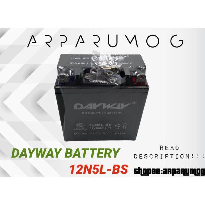 COD 5L DAYWAY BATTERY FOR COD | Lazada PH