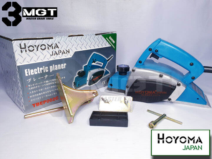 HOYOMA JAPAN Electric Wood Planer 650w HT-EP650 ORIGINAL HEAVYDUTY ...